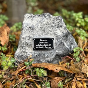 Rock Ashes Pet Urn for Outside - Etsy