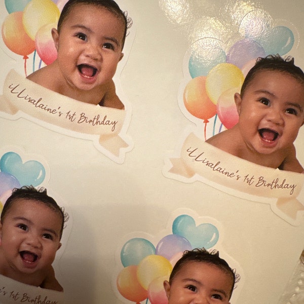 Kids Birthday Sticker｜personalized Birthday Sticker｜custom Kid Birthday ...