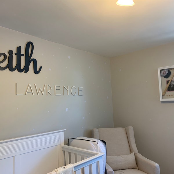 Nursery Wall Letters - Farmhouse Nursery Wall Decor for Boys Room or ...
