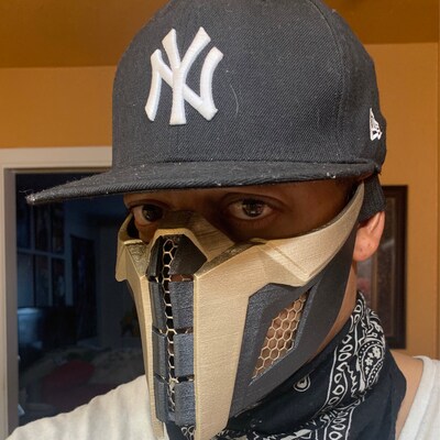 Mortal Kombat Mask Cyber Sub Zero. Subzero Raw 3d Printed. 3d Printed ...