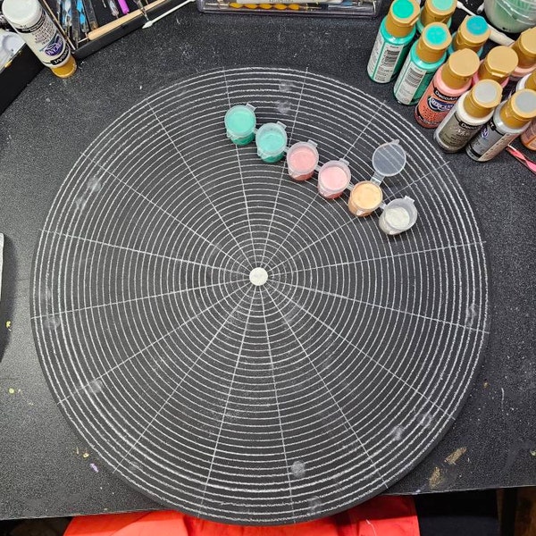 Mandala Ruler Tool Mandala Dot Art Concentric Circle Maker - Etsy