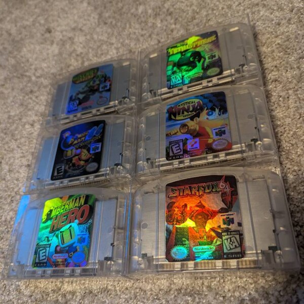 Best Nintendo SNES Video Game Cartridge Display Case highest Quality ...