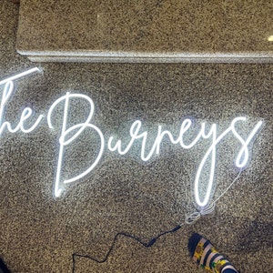 Custom Wedding Neon Sign Battery Operated Upgrade Available - Etsy
