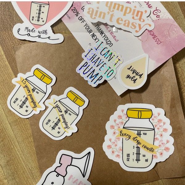 Breastfeeding Sticker, Pumping Sticker, Exclusive Pumper, Liquid Gold ...