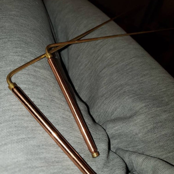 Solid Copper and Brass Dowsing Rods for Tracing Spritual Energy Chi ...