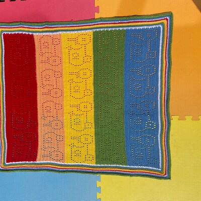 Crochet Tractor Baby Blanket Pattern Crochet Farm Baby Blanket Pattern ...