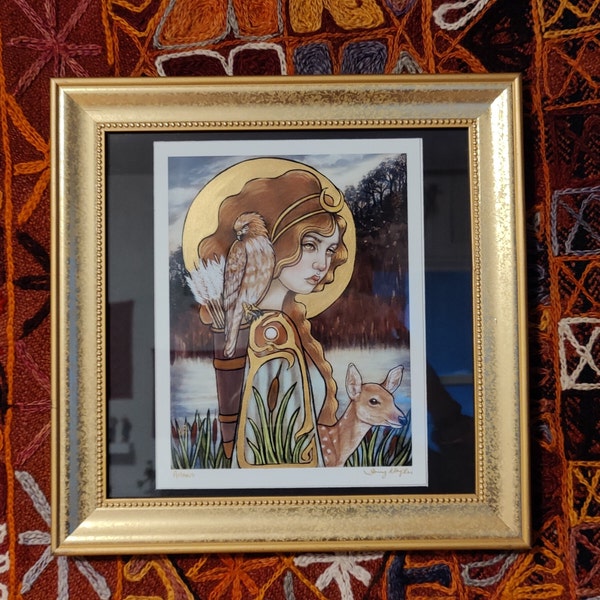 Sky Woman Iroquois Native American Mythology Pagan Turtle 8x10 Fine Art ...