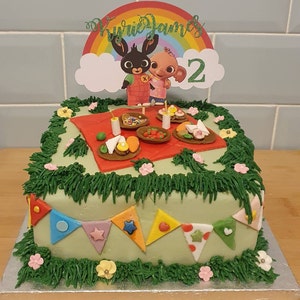 Bing Bunny and Sula Cake Topper - Etsy UK