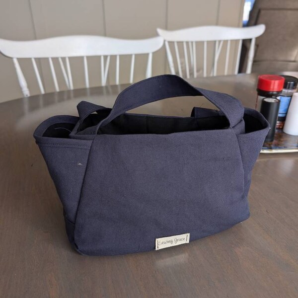 Round Backpack Canvas Bag Sewing Pattern Bag PDF Pattern 2 Sizes ...