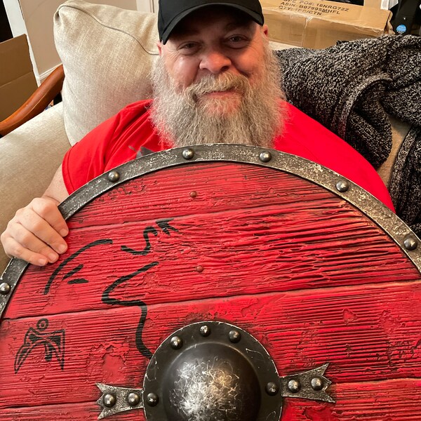 Ragnar Lothbrok Authentic Battleworn Viking Shield Etsy