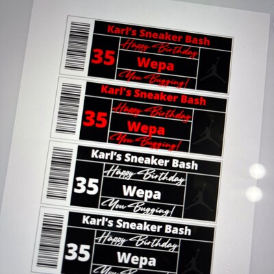 Shoe Box Label Template, Shoe Box Label SVG, Label Template for Shoe ...