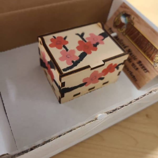 Blank Music Box, Birch Wood With a Hand Crank Music Box, You Select the ...