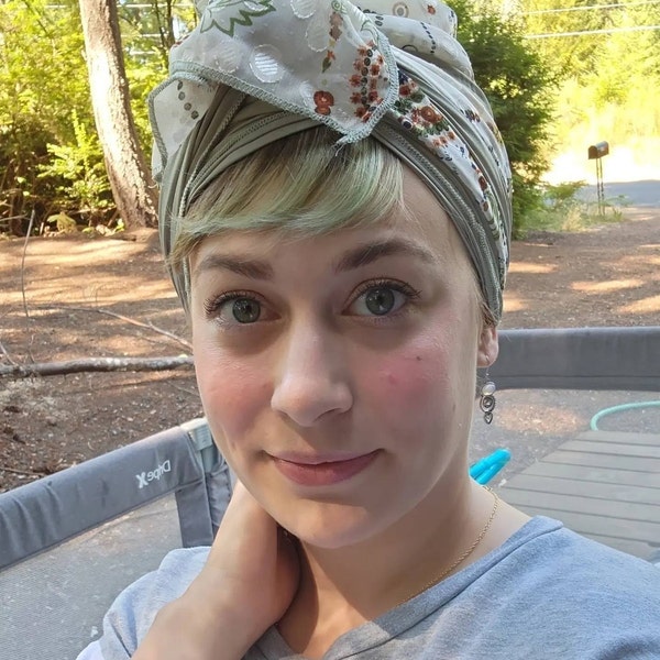 A Gentle Bandana, Head Covering, Hair Accessories - Etsy