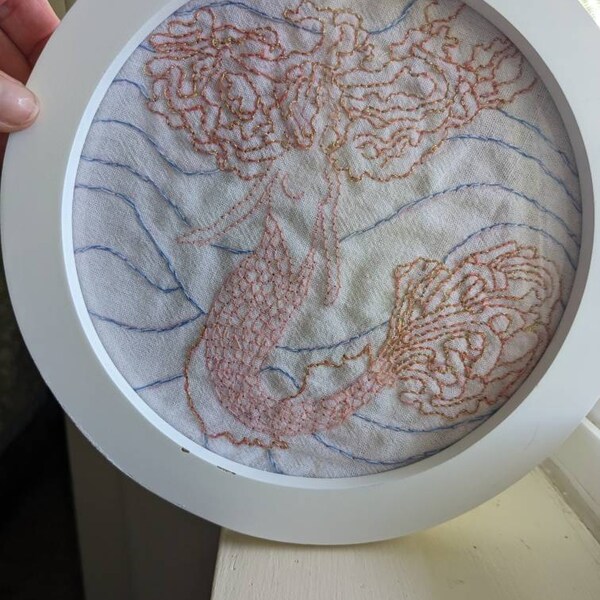 Ship at Sea, Nautical Hand Embroidery PDF Pattern, DIY Embroidery ...