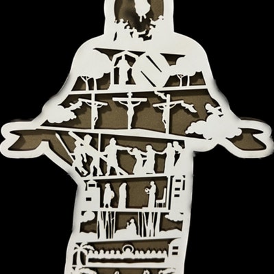 Easter Story SVG, Jesus With Stand Resurrection, Jesus Easter Story ...