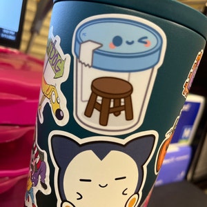 Small Stool Sample Funny Vinyl Waterproof Sticker for Lab Scientists ...