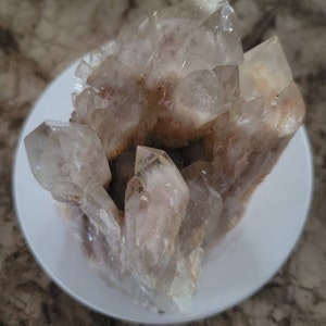 Petroleum Elestial Quartz With Black Carbon Enhydro, Fire Quartz With a ...