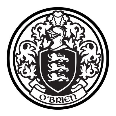 O'toole Family Crest. Coat of Arms Svg. Heraldic Shield With Lion ...