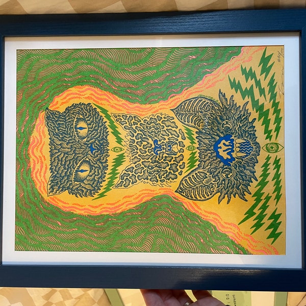 Skull Rider Comic Poster UNFOLDED 26.7" X 37.8" (680mm X 960mm) Lmtd ...