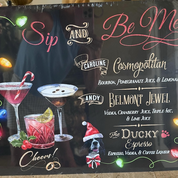 Art Deco Signature Cocktails Printable, Signature Libations, Birthday ...
