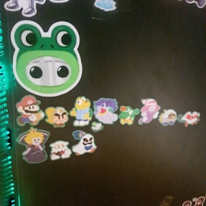 FF6 Character Sprites Vinyl Sticker Sheet - Etsy