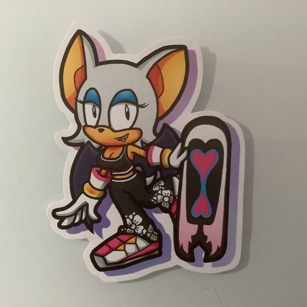 Rouge the Bat Stickers - Sonic Heroes Sonic Riders or SA2B Halloween ...