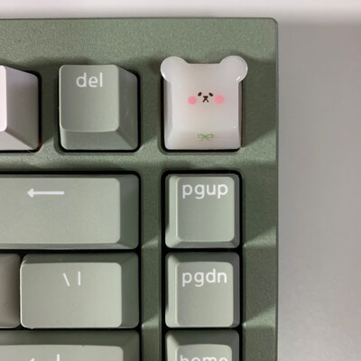 Junikey Creamer Bunny Artisan Keycap Kawaii Keycap Cute - Etsy