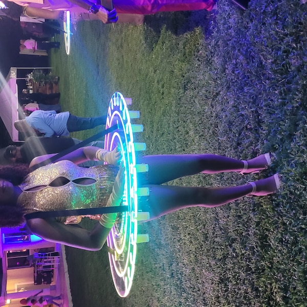 LED Table, a Girl a Buffet Table. LED Bar. Cocktail Table. Made by ...