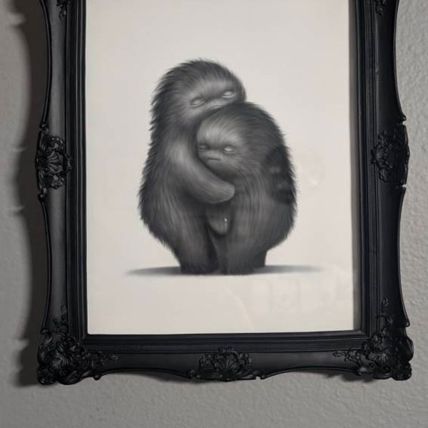 Spooky Bog Creature | Creepy Cute Dark Art | Fantasy Illustration ...