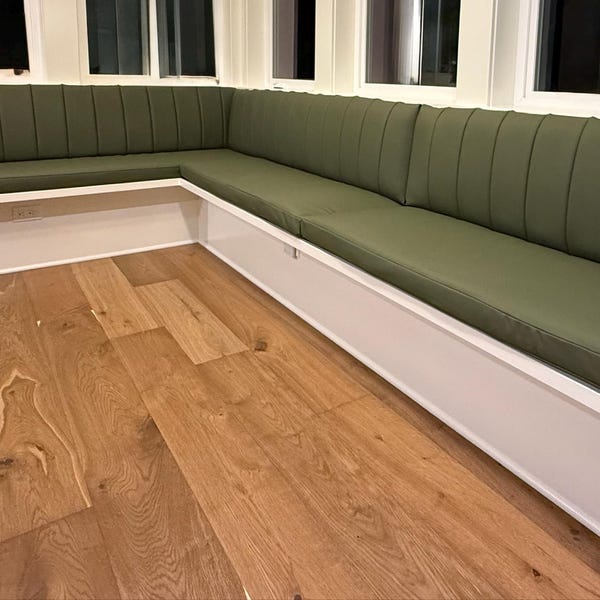 Custom Bay Window Seat Cushion,indoor Cushion,cotton Window Seat ...