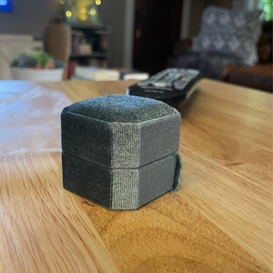 Velvet Ring Box by Caitlyn Minimalist Dainty Engagement, Wedding Ring ...