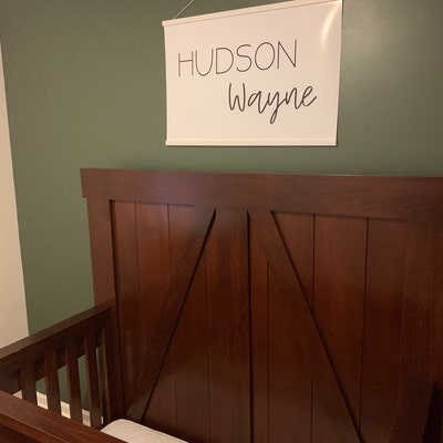 Custom Name Printable, Above Crib Name Sign, Nursery Decor, Calligraphy ...