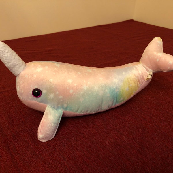 Narwhal Stuffed Plush Weighted Toy, Narwhal Stuffed Animal, Weighted ...