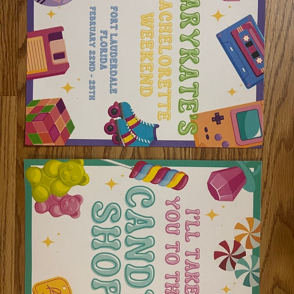 90s Party Editable & Printable Sign Decorations for Retro Birthday ...