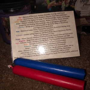 1 Homemade Ritual/chime Candles | Etsy