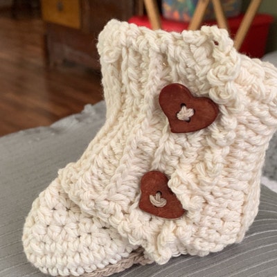 Crochet Pattern 112 Baby Wrap Boot Instant Download PDF L - Etsy