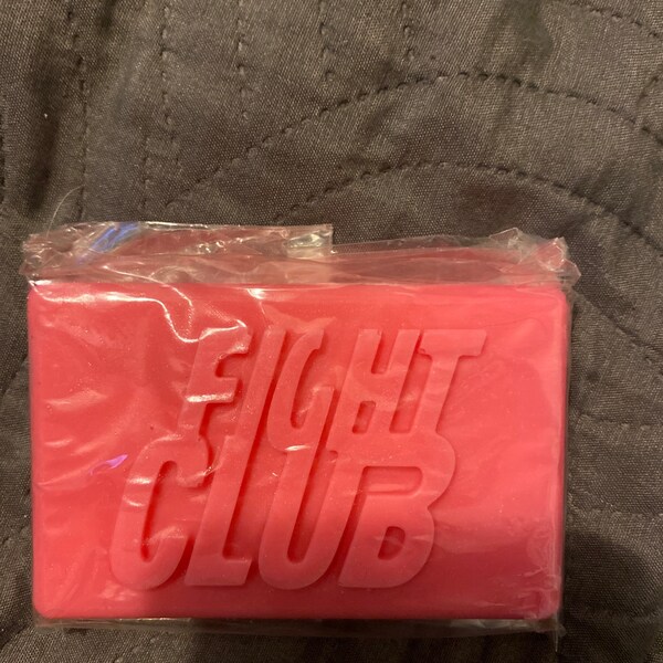 Fight Club Soap & Soap Dish Set - Handmade Soap Gift Set With Resin ...