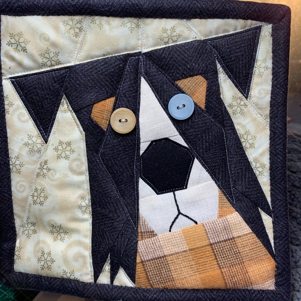 AUSTRALIAN SHEPHERD Paper Pieced Block Pattern in PDF - Etsy