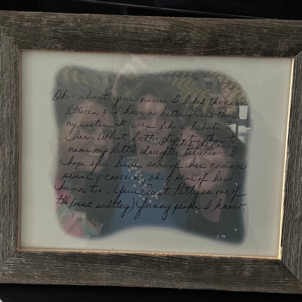 Memorial Gifts With Handwriting | Your Own Letter With Watercolor ...