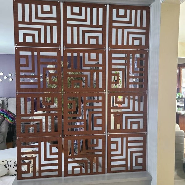 Room Partition, Interior Partition, Decorative Room Divider Set of ...