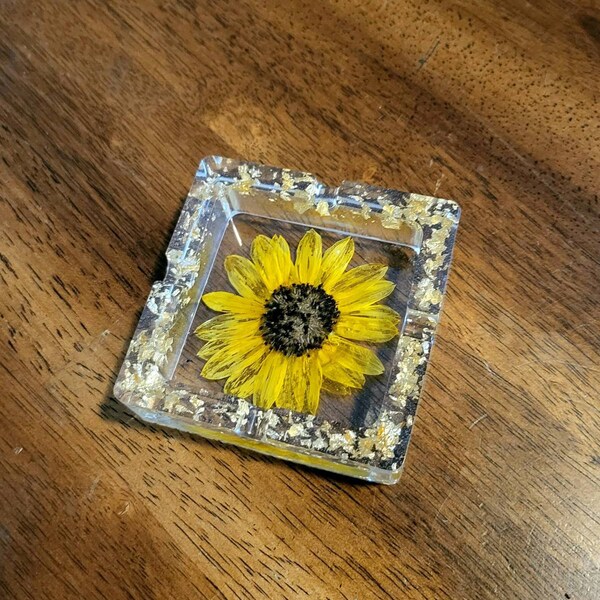 Resin Trinket Tray With Snowflakes, Custom Blue White Resin Rolling ...