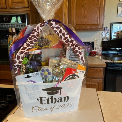 Personalized Graduation Sport Senior Basket Custom Football - Etsy