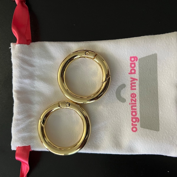 Gold O Ring Clip for Your Bags! - Etsy