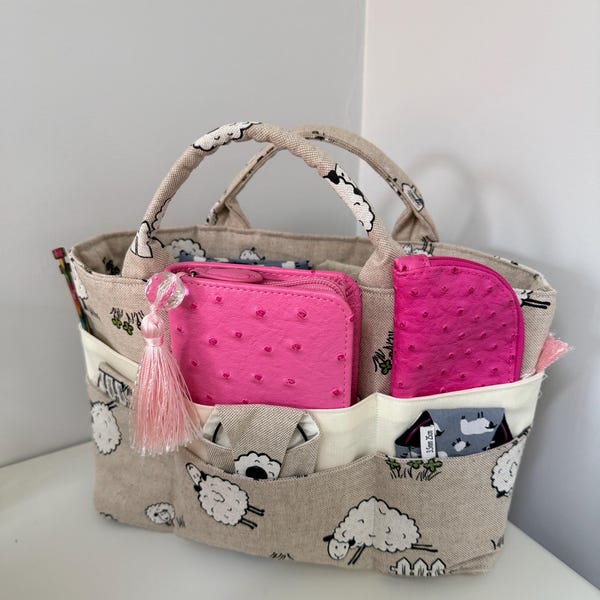 Organizer Bag Sewing PDF Pattern, Purse Organizer Pattern, Tote ...