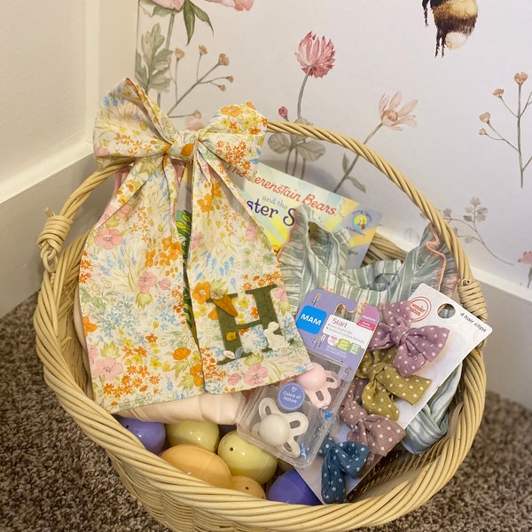 Custom Easter Basket Bow Personalized Easter Basket Bow Boys Easter ...