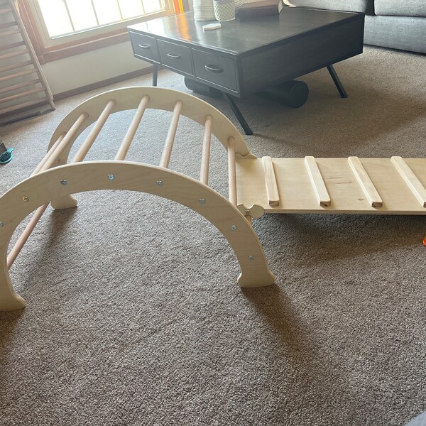 Montessori Climbing Gym Pikler Triangle Set Option of 3, Montessori ...