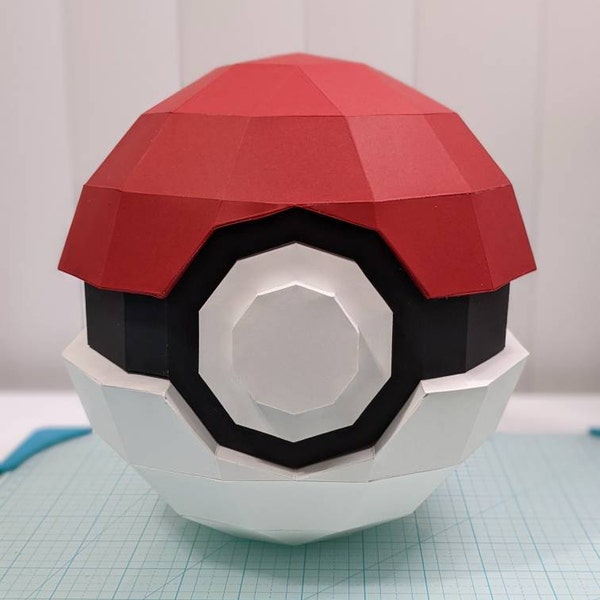 Ball Box/ Diy Craft/ Template PDF STUDIO SVG/ Low Poly/ Papercraft/ 3D ...