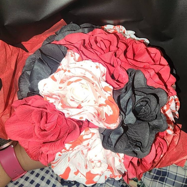 I Would Die for You - Horror Inspired Artificial Blood Splatter Rose ...