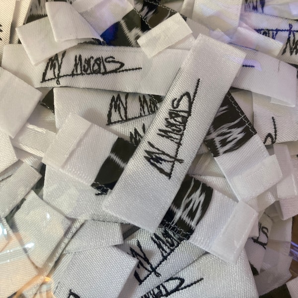 Custom Clothing Tags, Clothing Label Custom, Garment Logo, Woven Labels ...