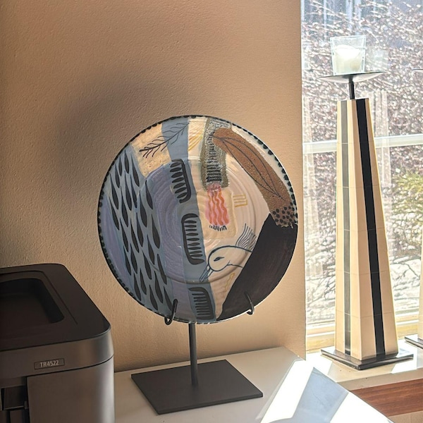 12” Metal Display Stand for Round Objects - 5x5 Base - Etsy